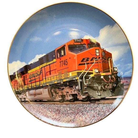 Art | Bnsf Railway 207safety Awarscollectors Plate | Poshmark